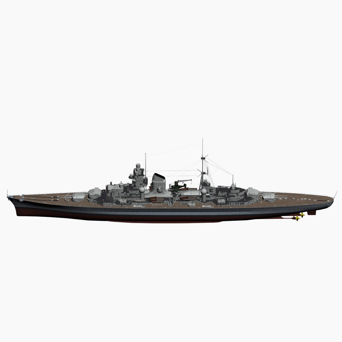 3d heavy cruiser prinz eugen model