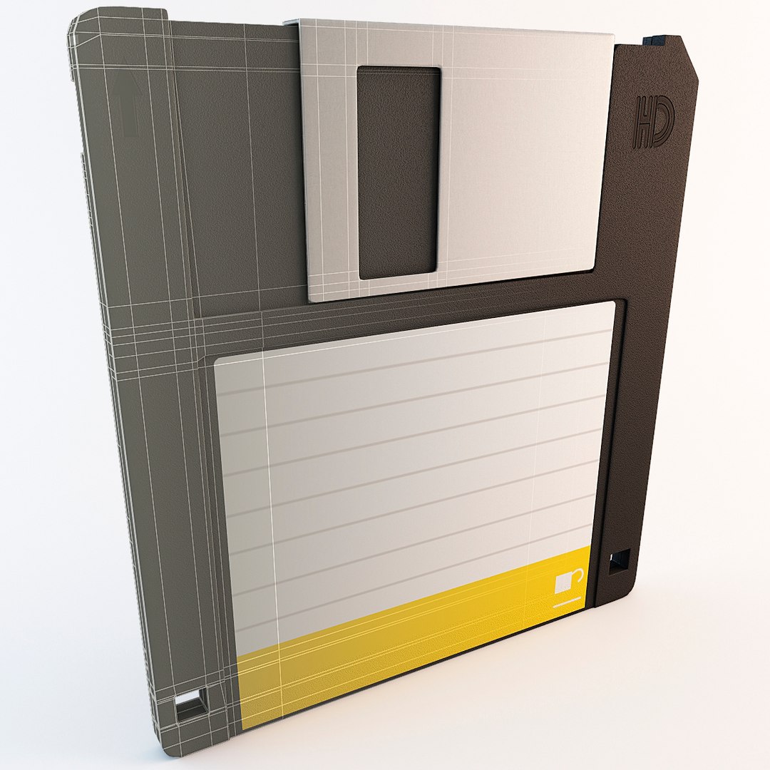 3d Floppy Disk Model