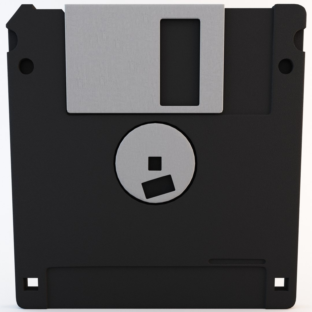 3d Floppy Disk Model