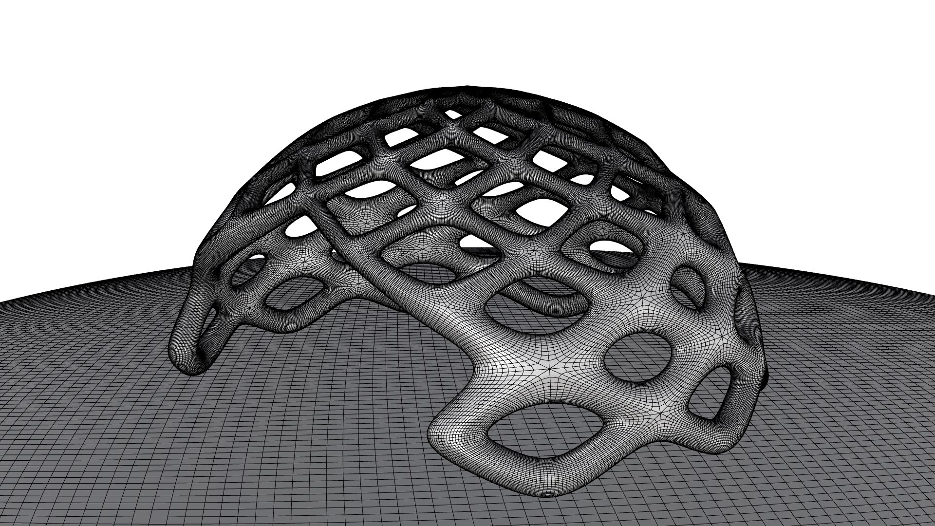 Dome Shell Cage 01 Diamond Model - TurboSquid 2254947