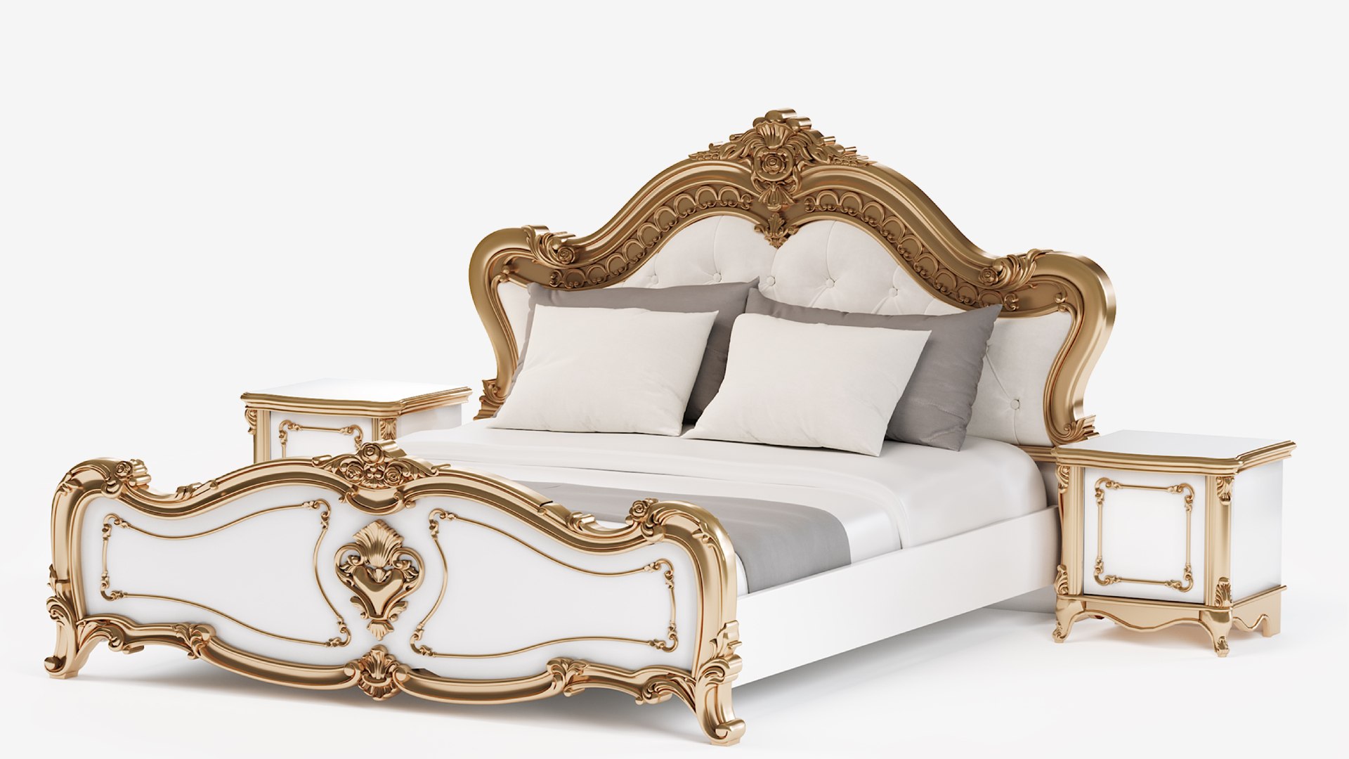 Grandbed 3D model - TurboSquid 2123783