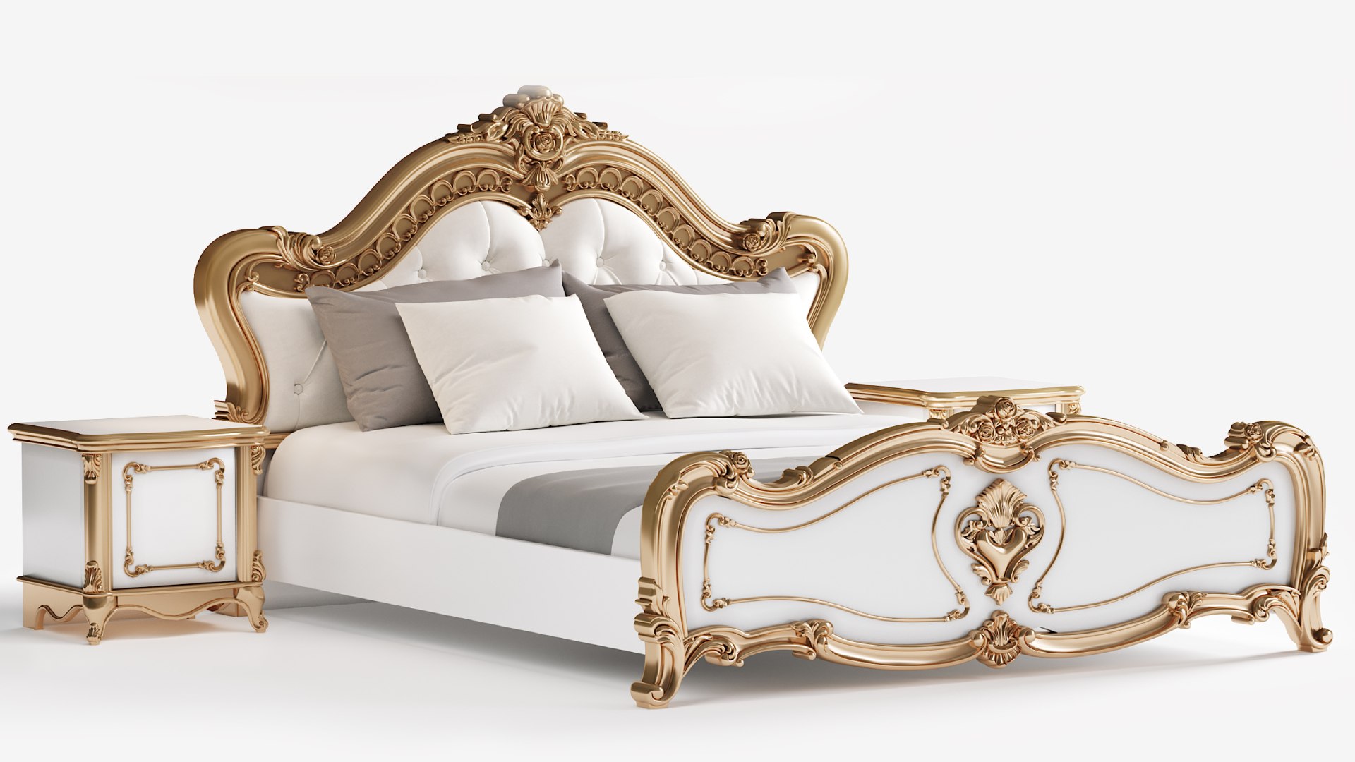 Grandbed 3D model - TurboSquid 2123783