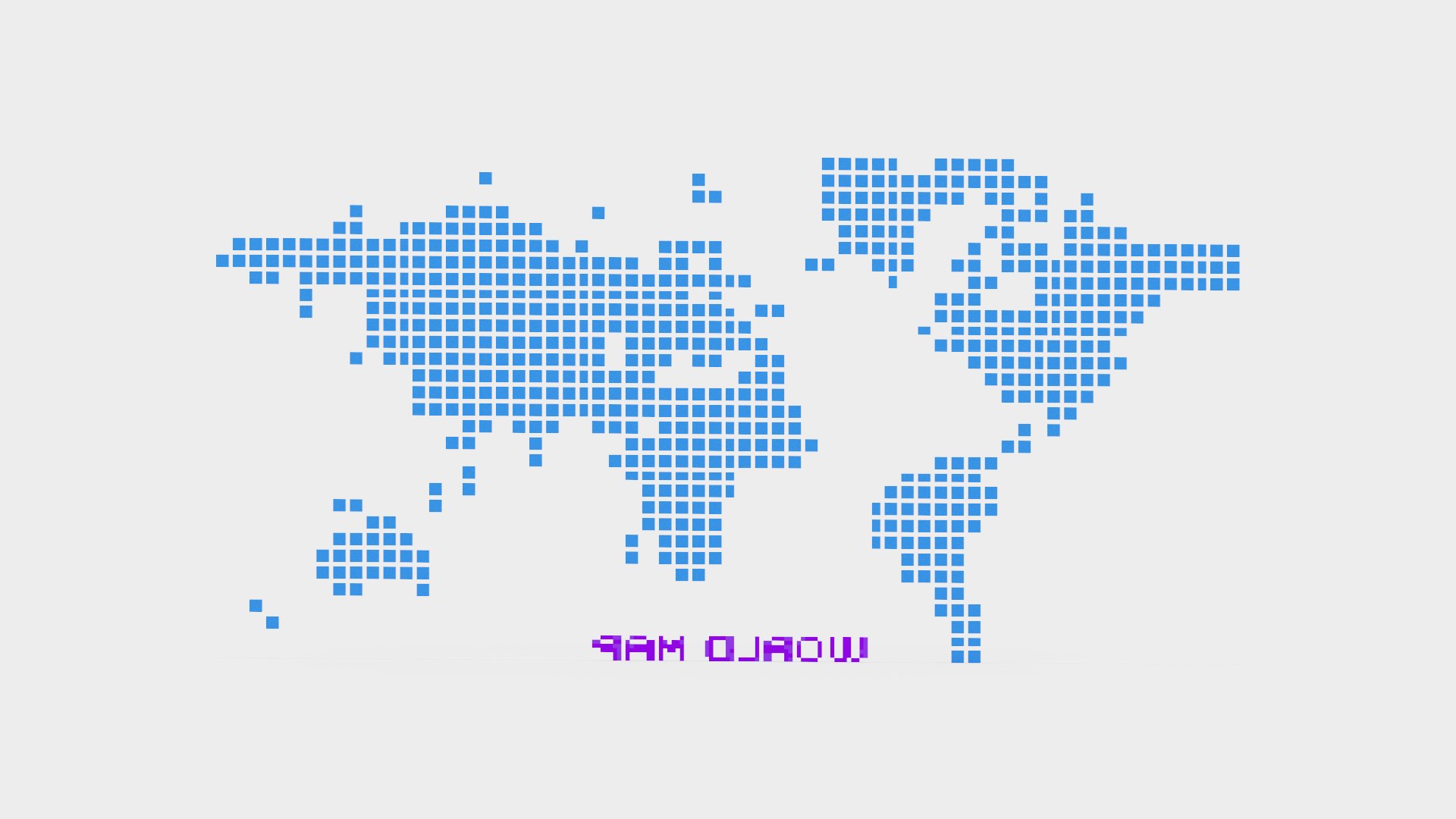 Pixel World Map 3D - TurboSquid 1885427
