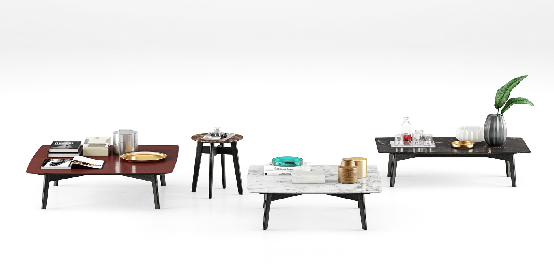 Poliform Bigger Coffee Tables 3D Model - TurboSquid 1593498