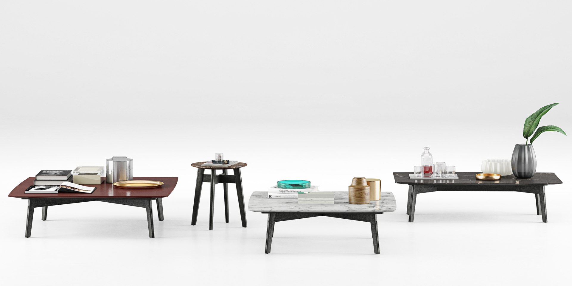 Poliform Bigger Coffee Tables 3D Model - TurboSquid 1593498