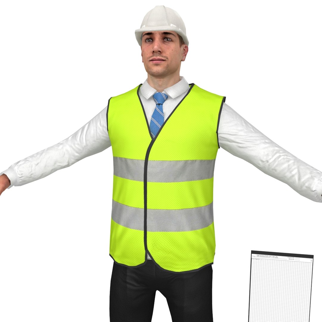 Engineer Man Helmet 3D - TurboSquid 1277297