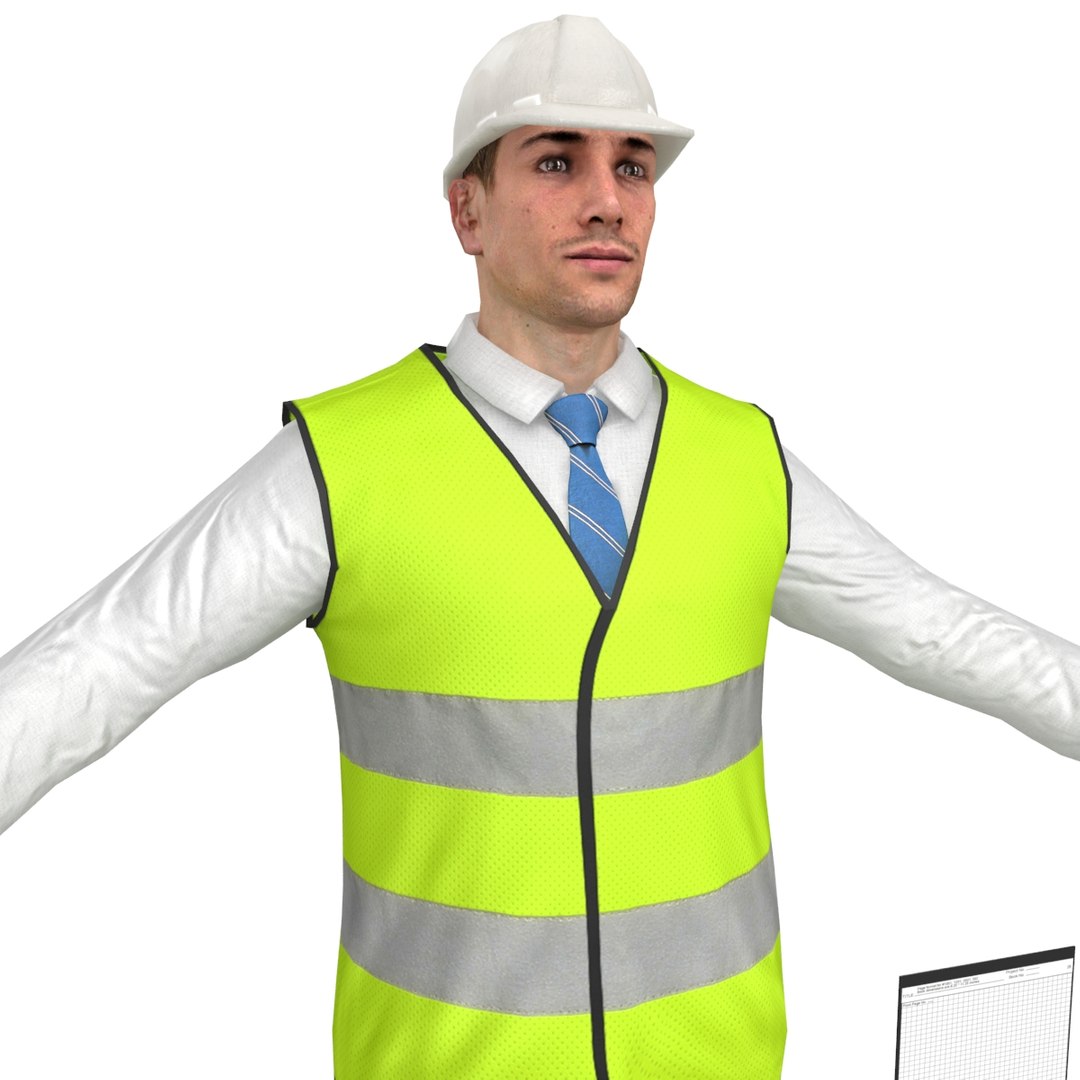 Engineer Man Helmet 3D - TurboSquid 1277297