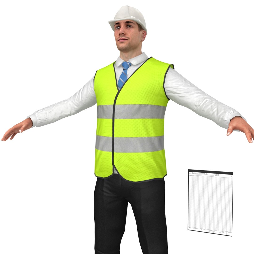 Engineer Man Helmet 3D - TurboSquid 1277297
