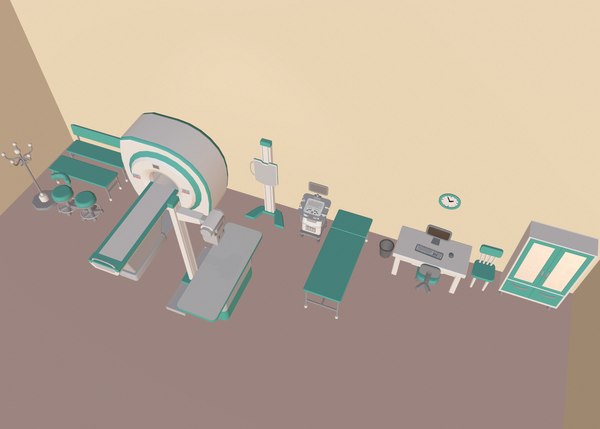 Cartoon medical chamber 3D model - TurboSquid 1629423