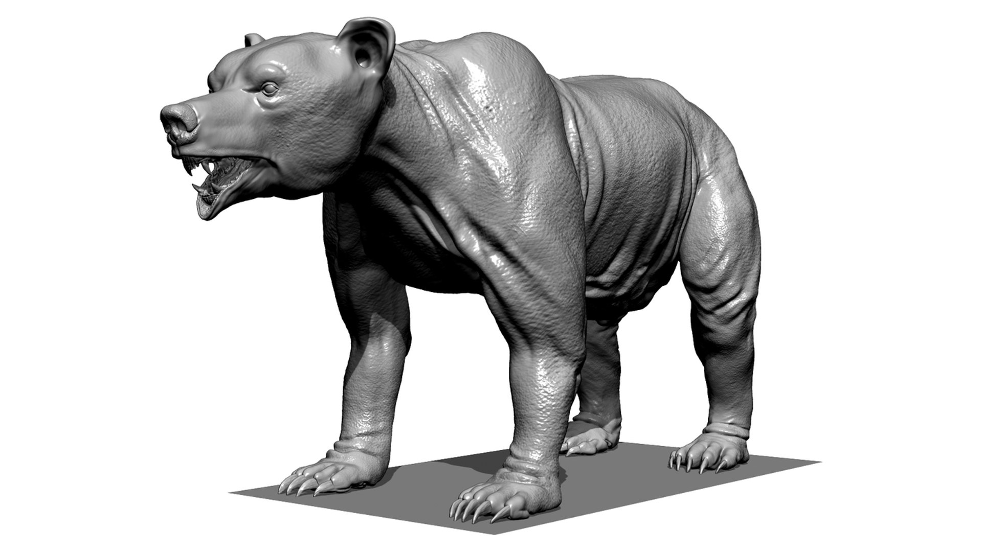 Bear Group Model - TurboSquid 1621504