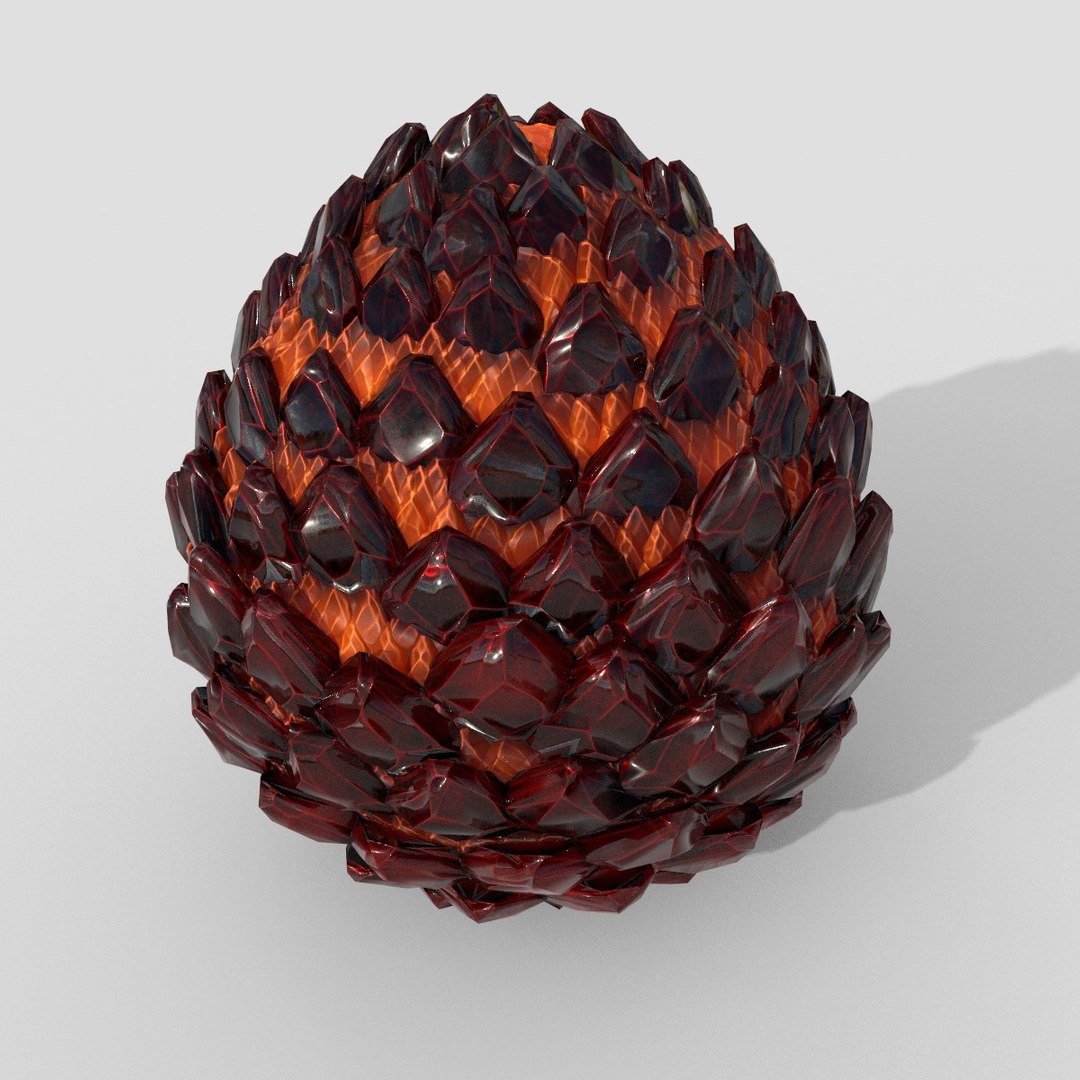 3D Dragon Egg Pbr - TurboSquid 1280935
