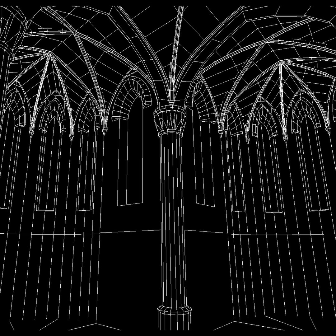 Medieval Gothic Style Folly 3d Model