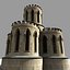 Medieval Gothic Style Folly 3d Model
