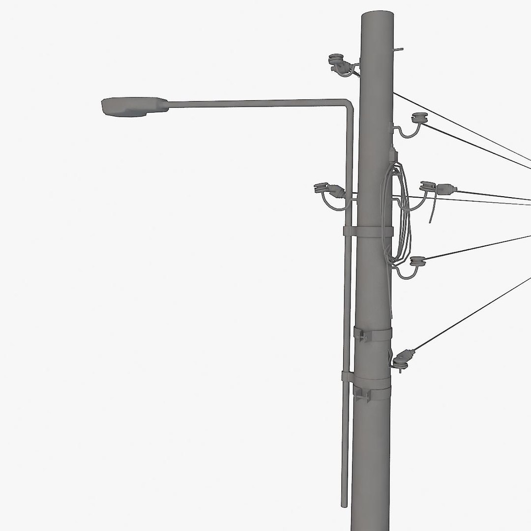 3d Max Street Electricity Pylons 1