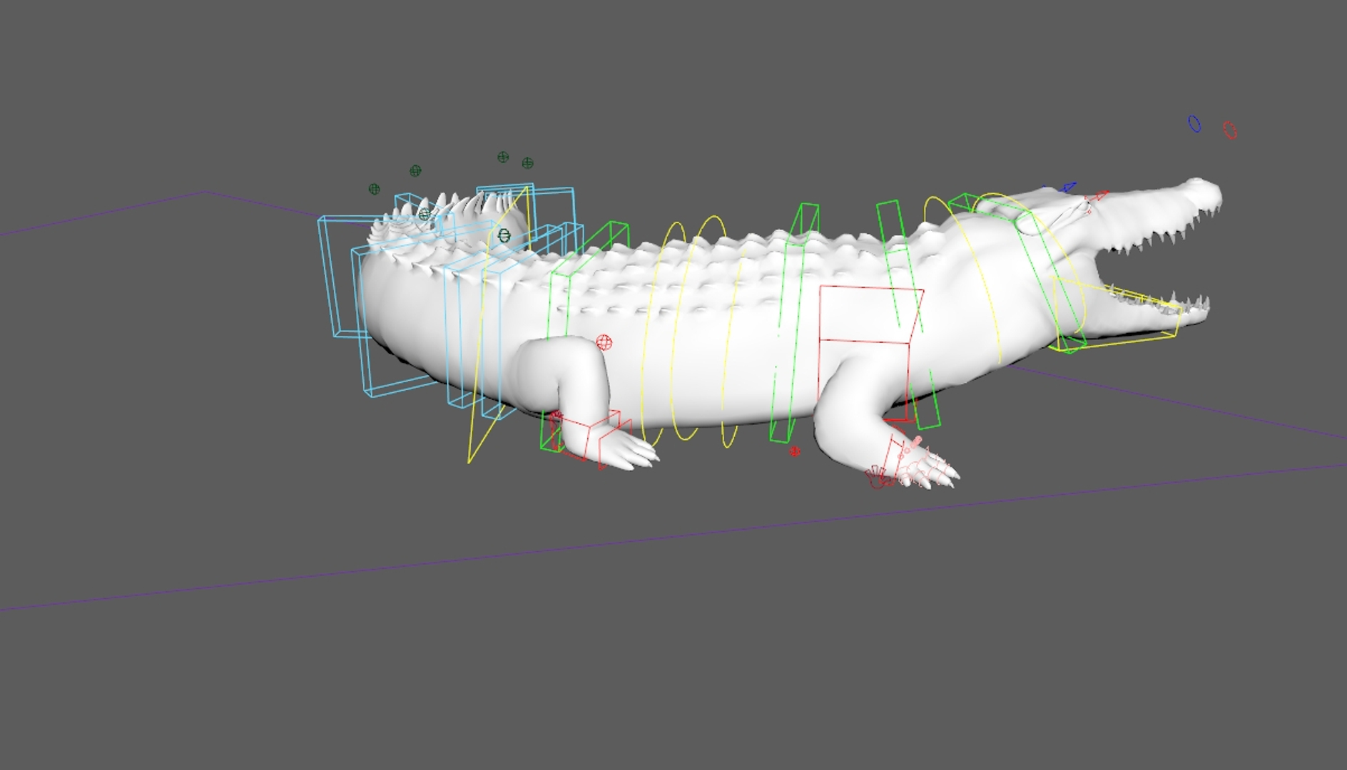 3D Rigged Animation Crocodile Model - TurboSquid 1642046