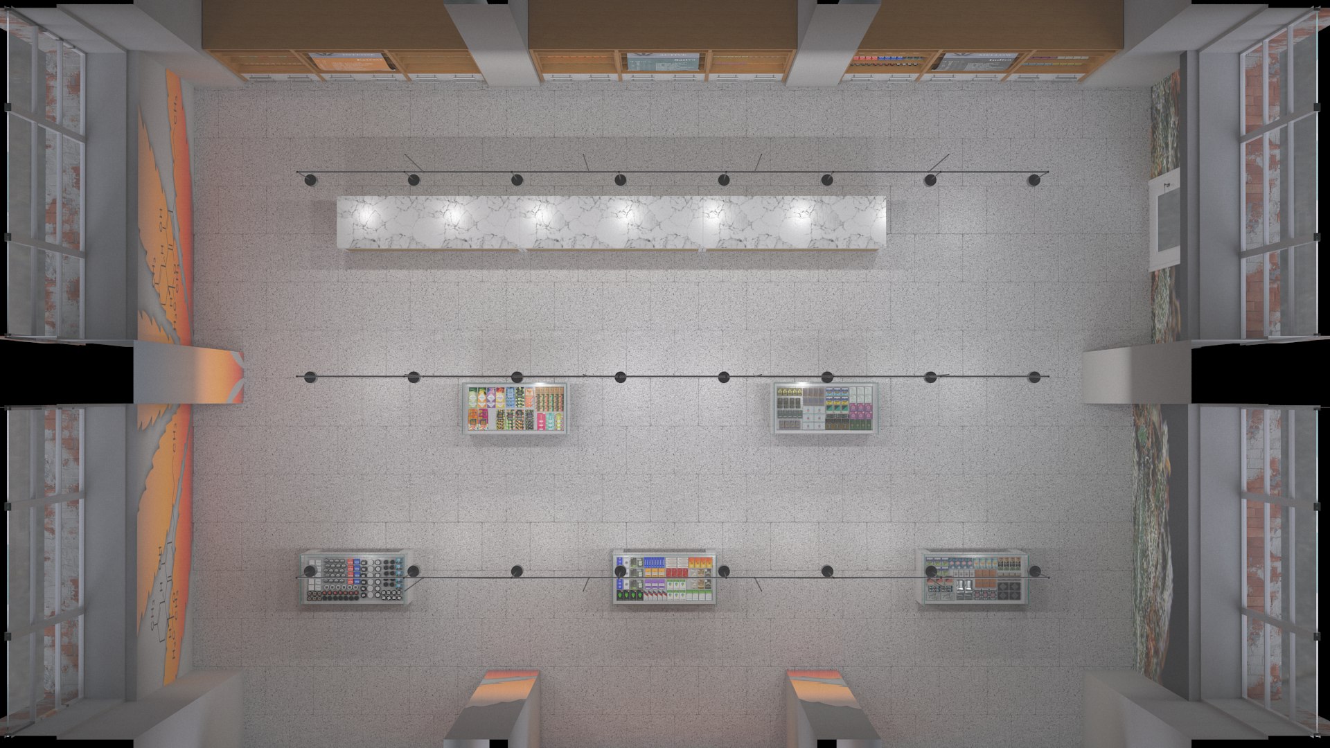 3D Cannabis Dispensary - TurboSquid 1539617
