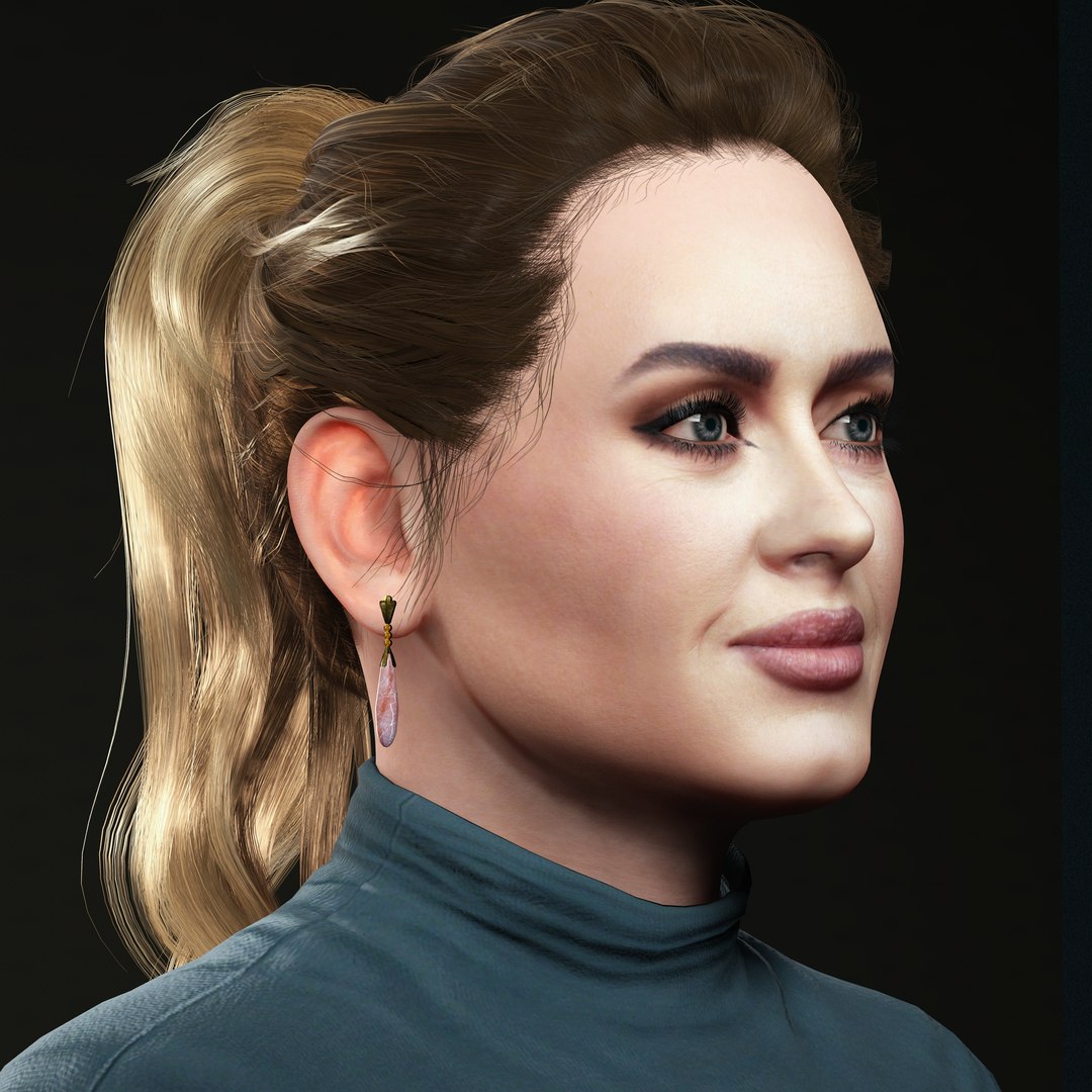 Adele Character 3D Model Low Poly 3D Model - TurboSquid 2289059