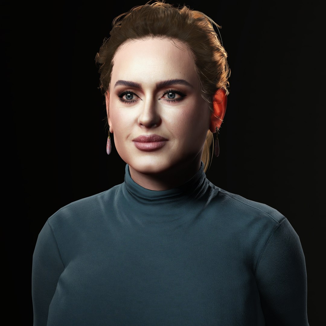 Adele Character 3D Model Low Poly 3D Model - TurboSquid 2289059