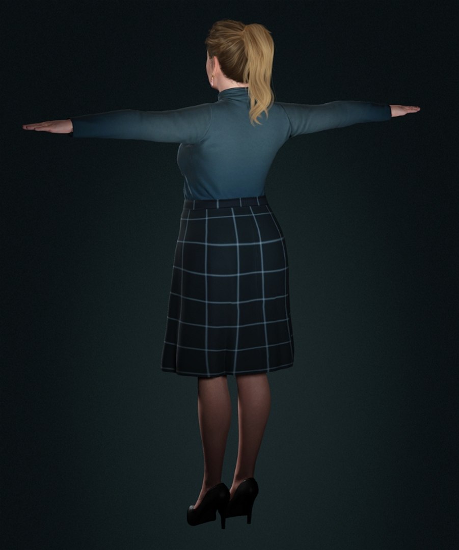 Adele Character 3D Model Low Poly 3D Model - TurboSquid 2289059