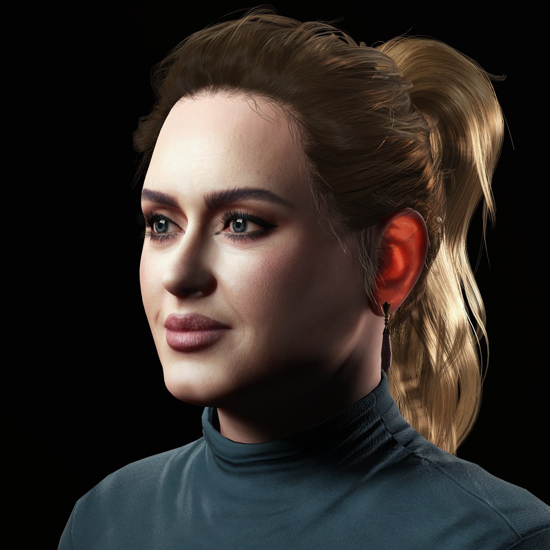 Adele Character 3D Model Low Poly 3D Model - TurboSquid 2289059
