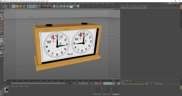 3D model insa wooden mechanical chess - TurboSquid 1528490