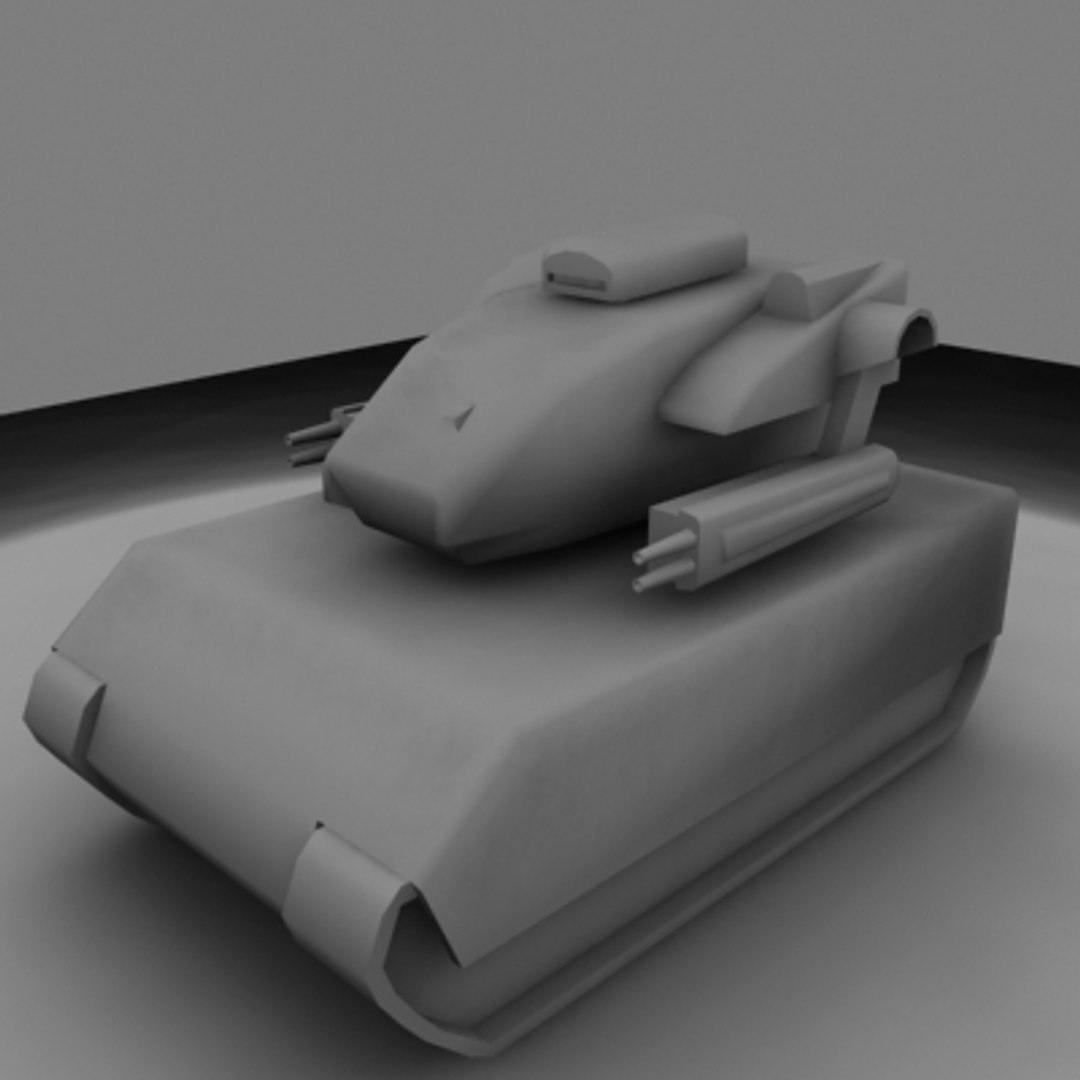 Free Tank Robot 3d Model