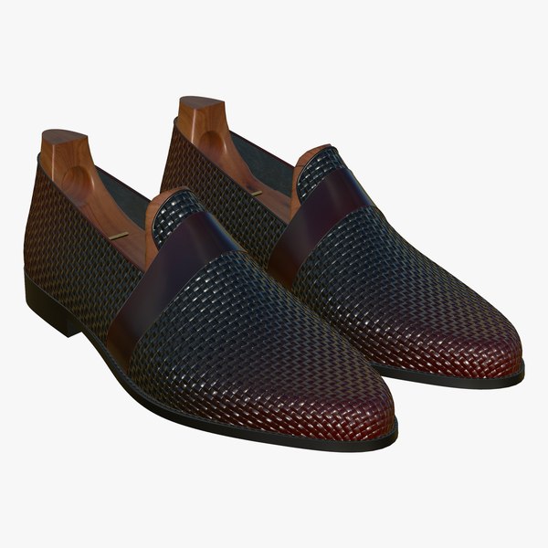 Realistic Leather Weave Shoes For Men 3D - TurboSquid 1937269