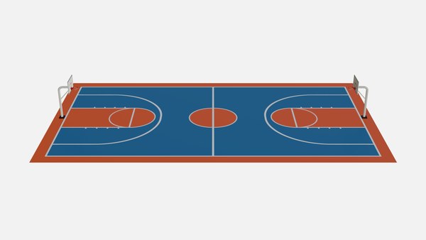 modelo 3d Basketball Court V3 - TurboSquid 2057015
