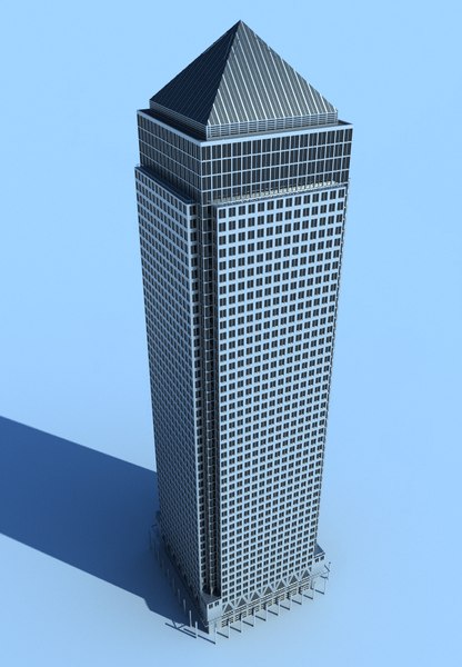 modèle 3D de One Canada Square - TurboSquid 724984