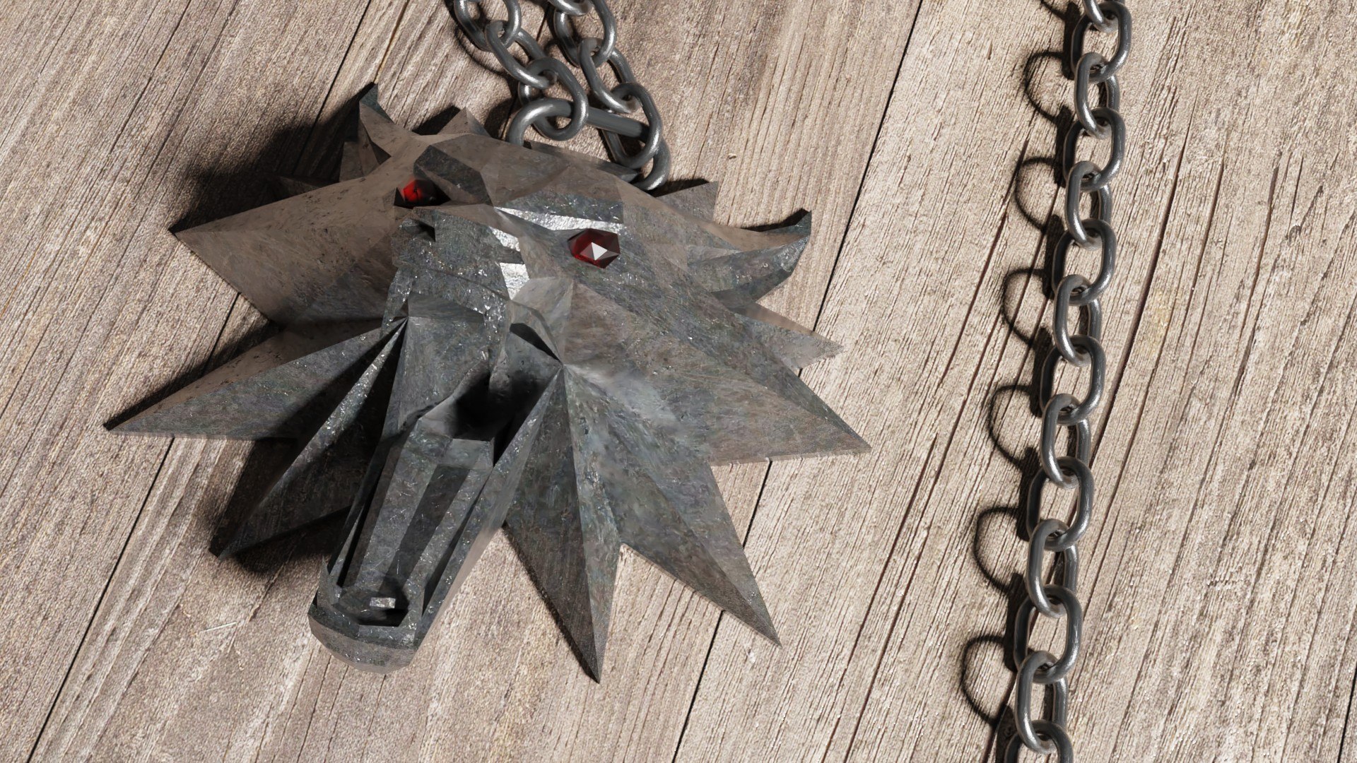 Wolf Medalion 3D - TurboSquid 1499769