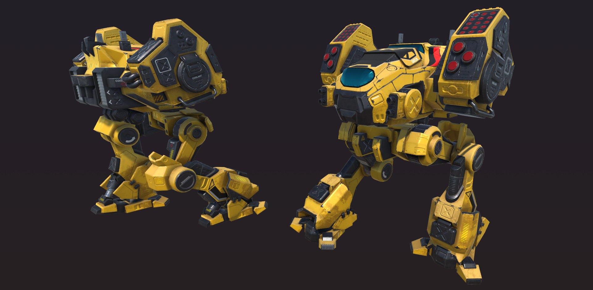 Pbr Modular Mechs V2 3D Model - TurboSquid 1427266