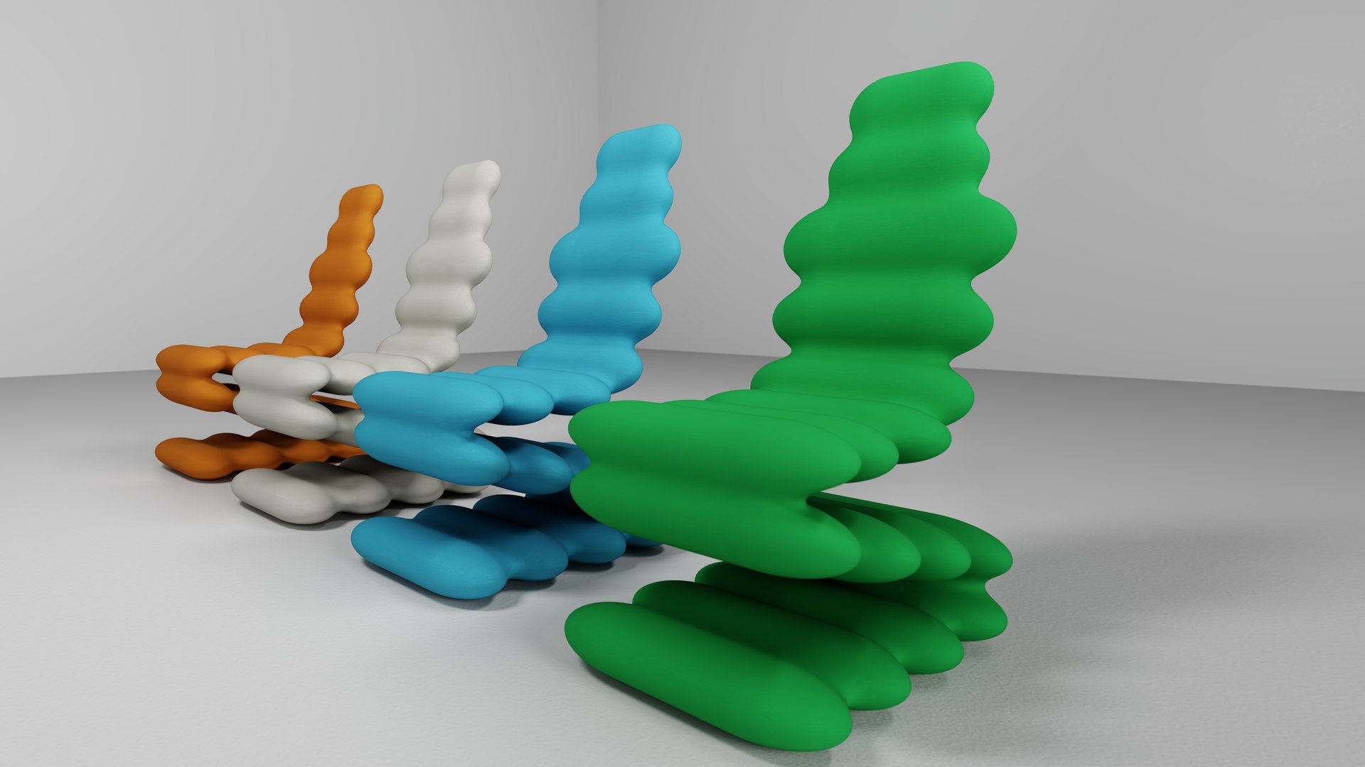 Meta Chair 3D Model - TurboSquid 2347868