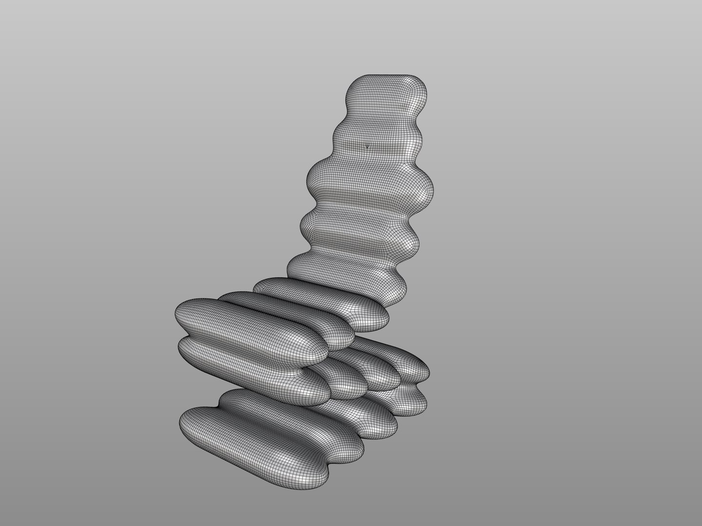Meta Chair 3D Model - TurboSquid 2347868