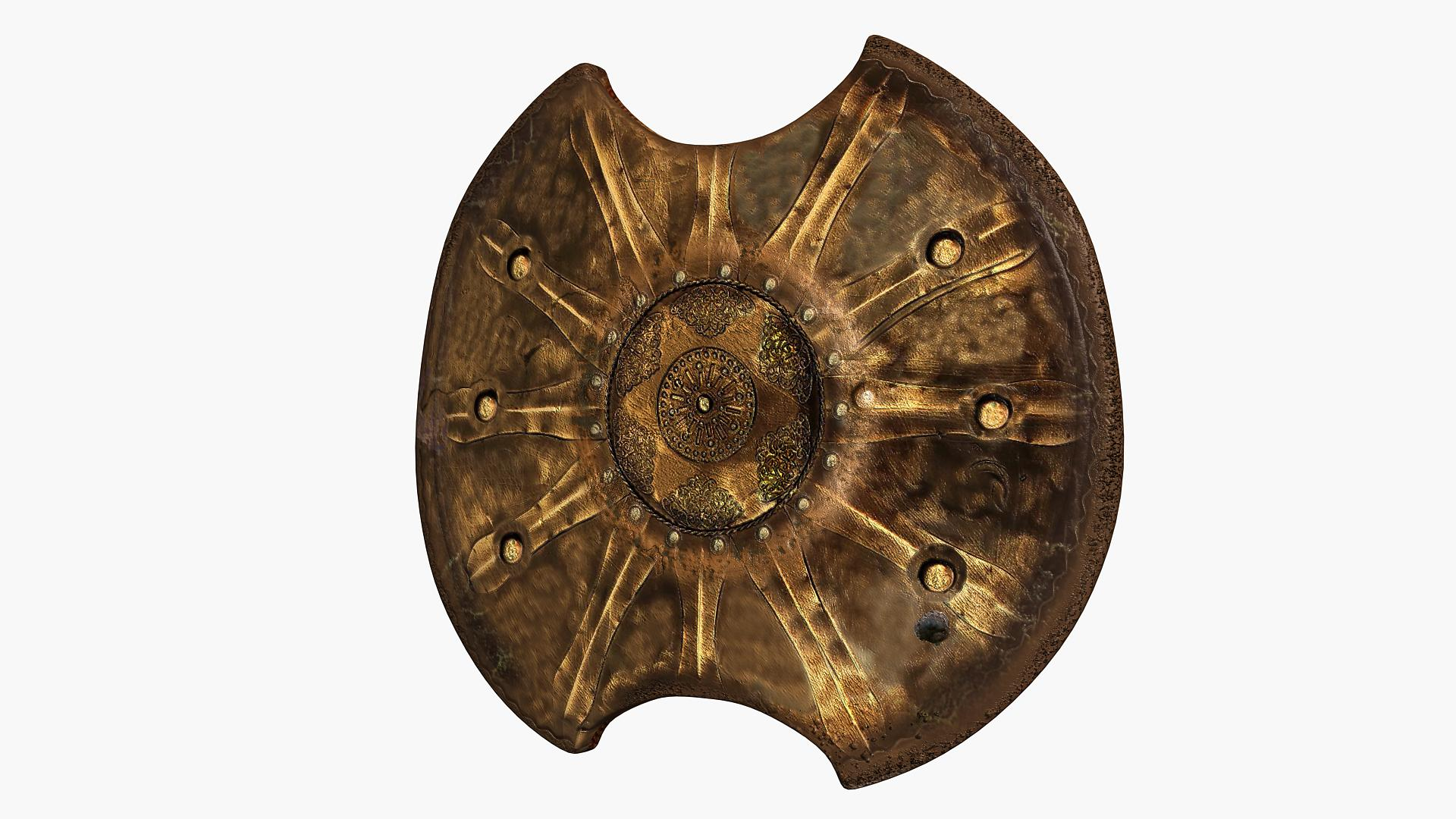 Trojan Shield 3D model - TurboSquid 1987789