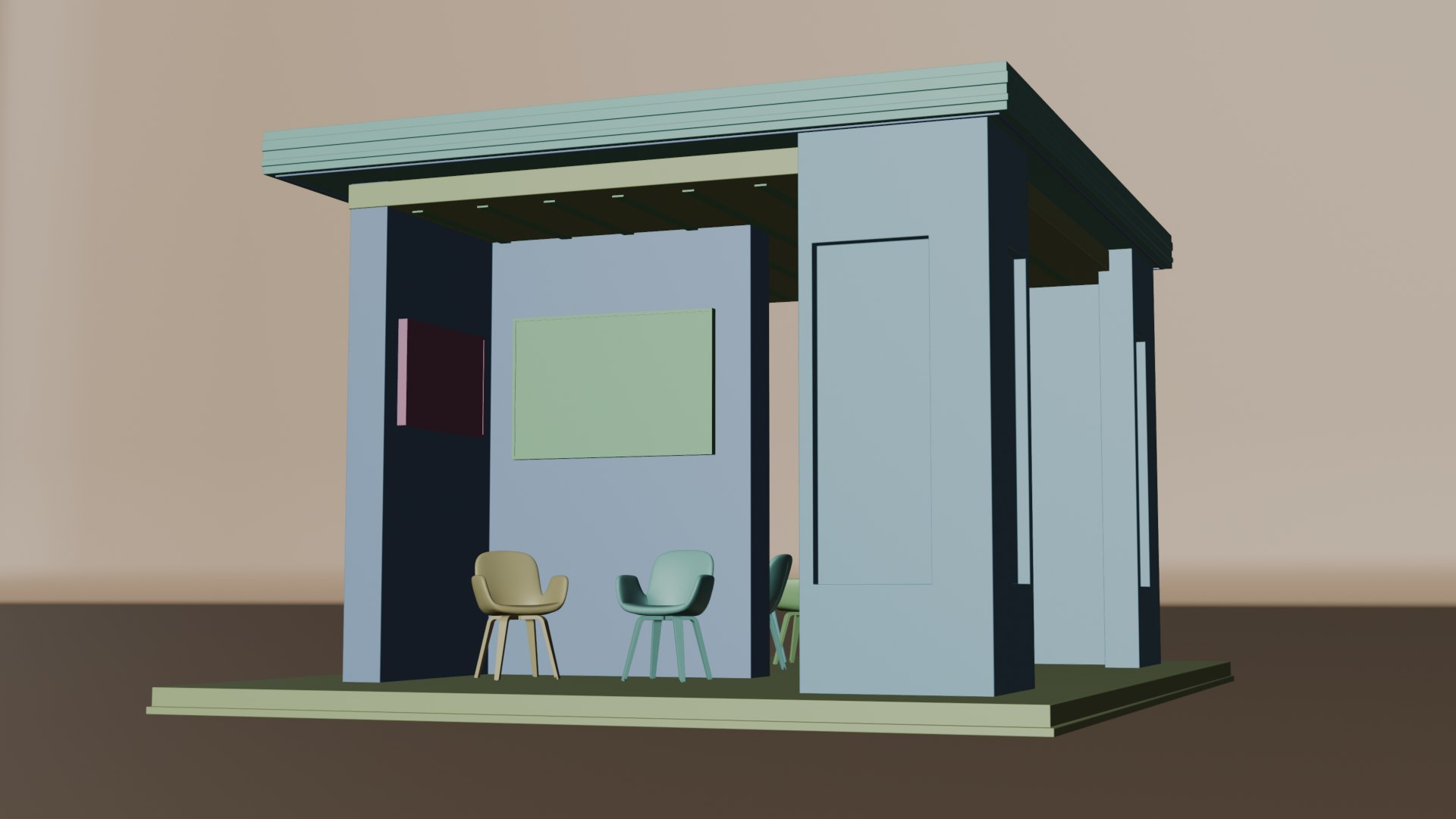 Exhibition Stall Or Booth Design For Advertisement 3D - TurboSquid 2301082