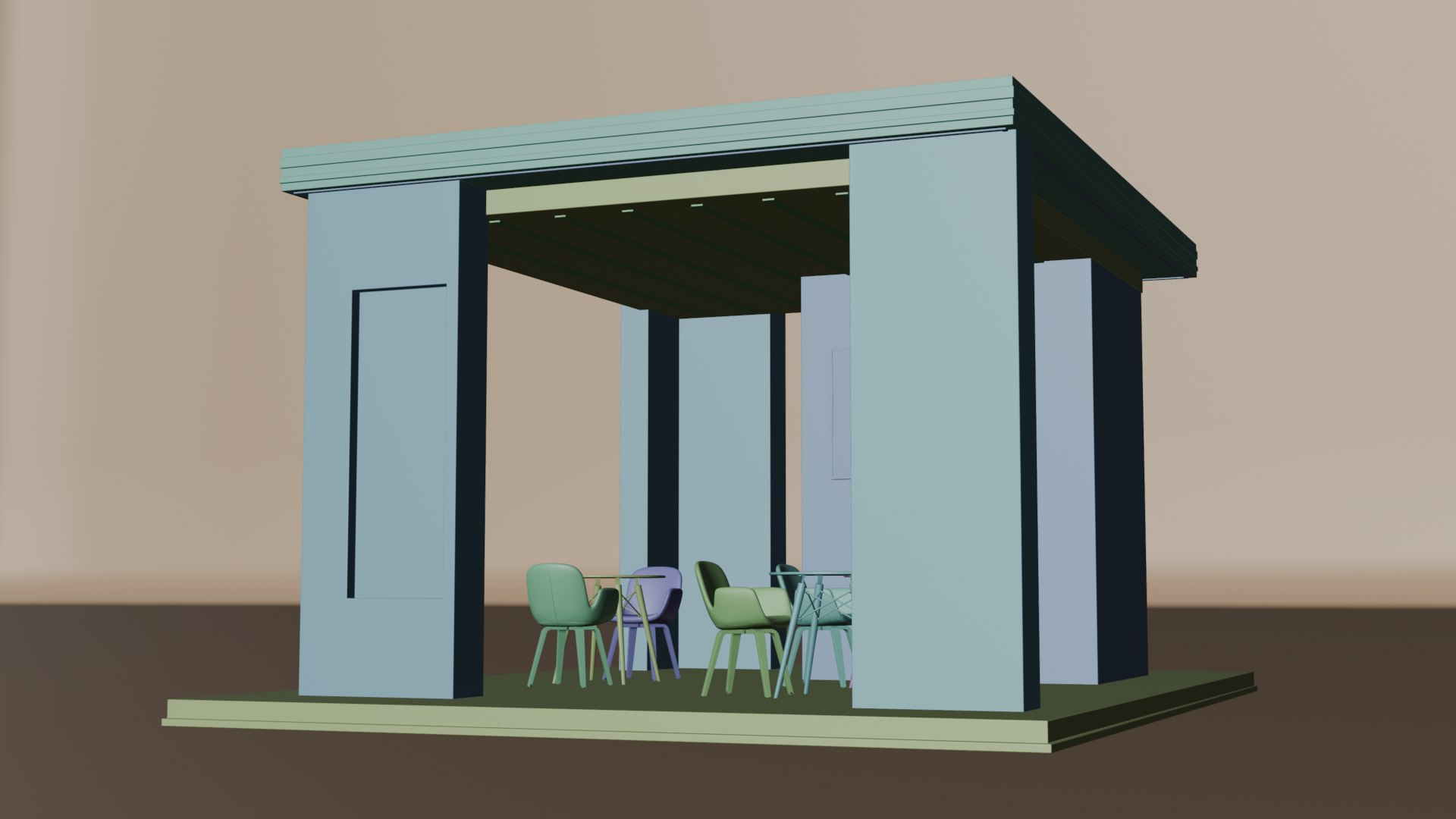 Exhibition Stall Or Booth Design For Advertisement 3D - TurboSquid 2301082