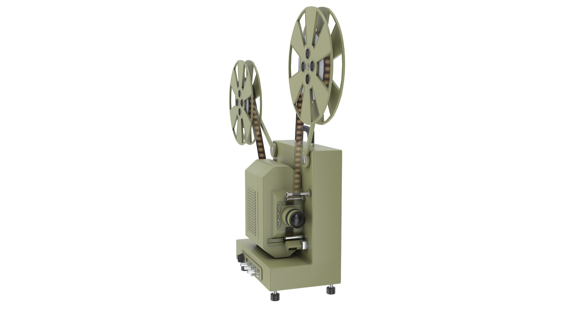 3D Model Vintage Movie Projector - TurboSquid 2206417
