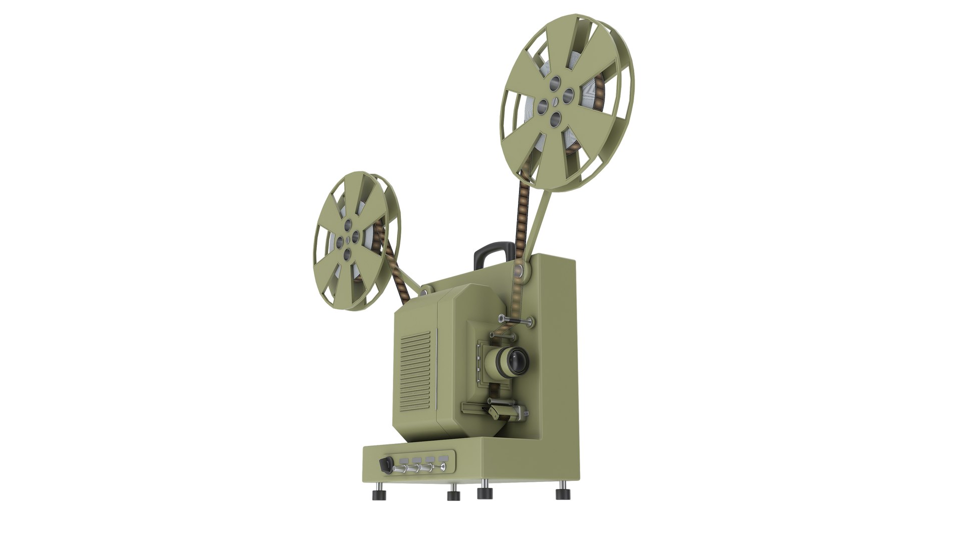3D Model Vintage Movie Projector - TurboSquid 2206417