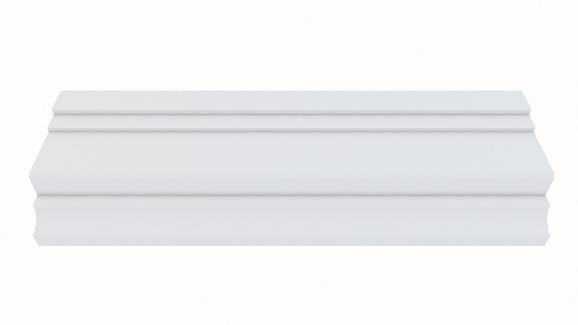 Cornice 91 Straight Model - TurboSquid 2022972