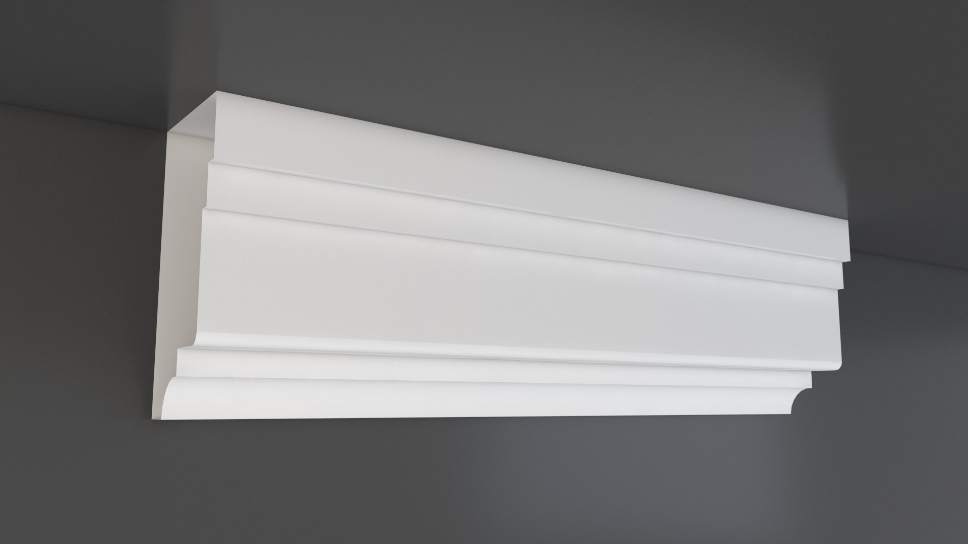 Cornice 91 Straight Model - TurboSquid 2022972