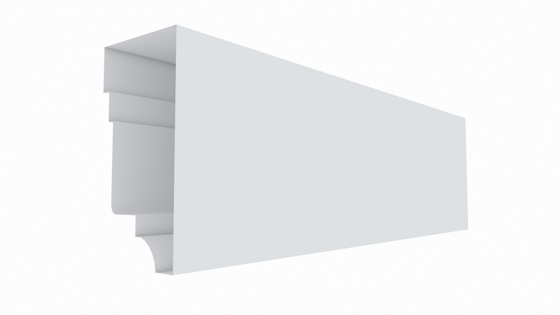 Cornice 91 Straight Model - TurboSquid 2022972