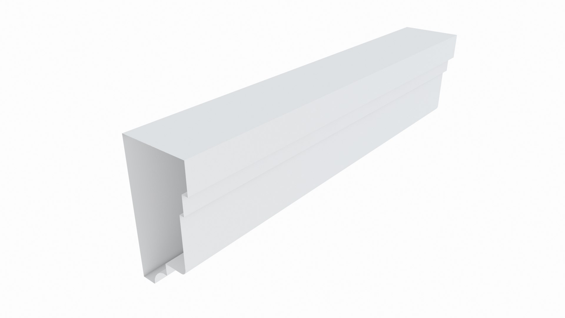 Cornice 91 Straight Model - TurboSquid 2022972