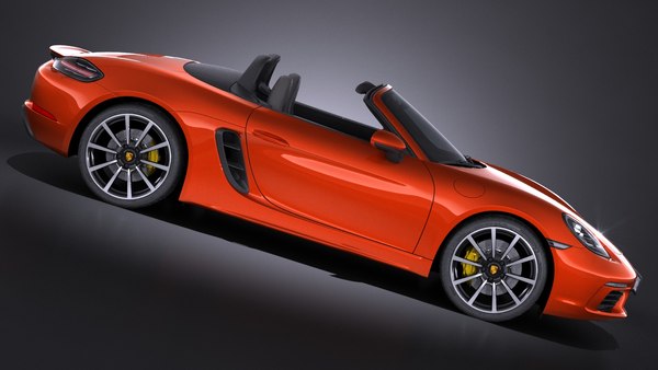 3d model porsche 718 boxster