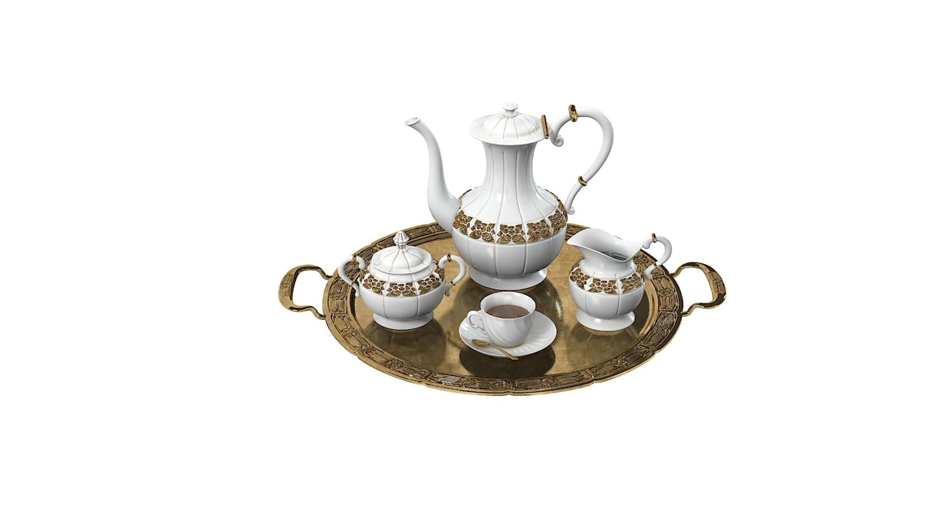Golden Coffee Set Max