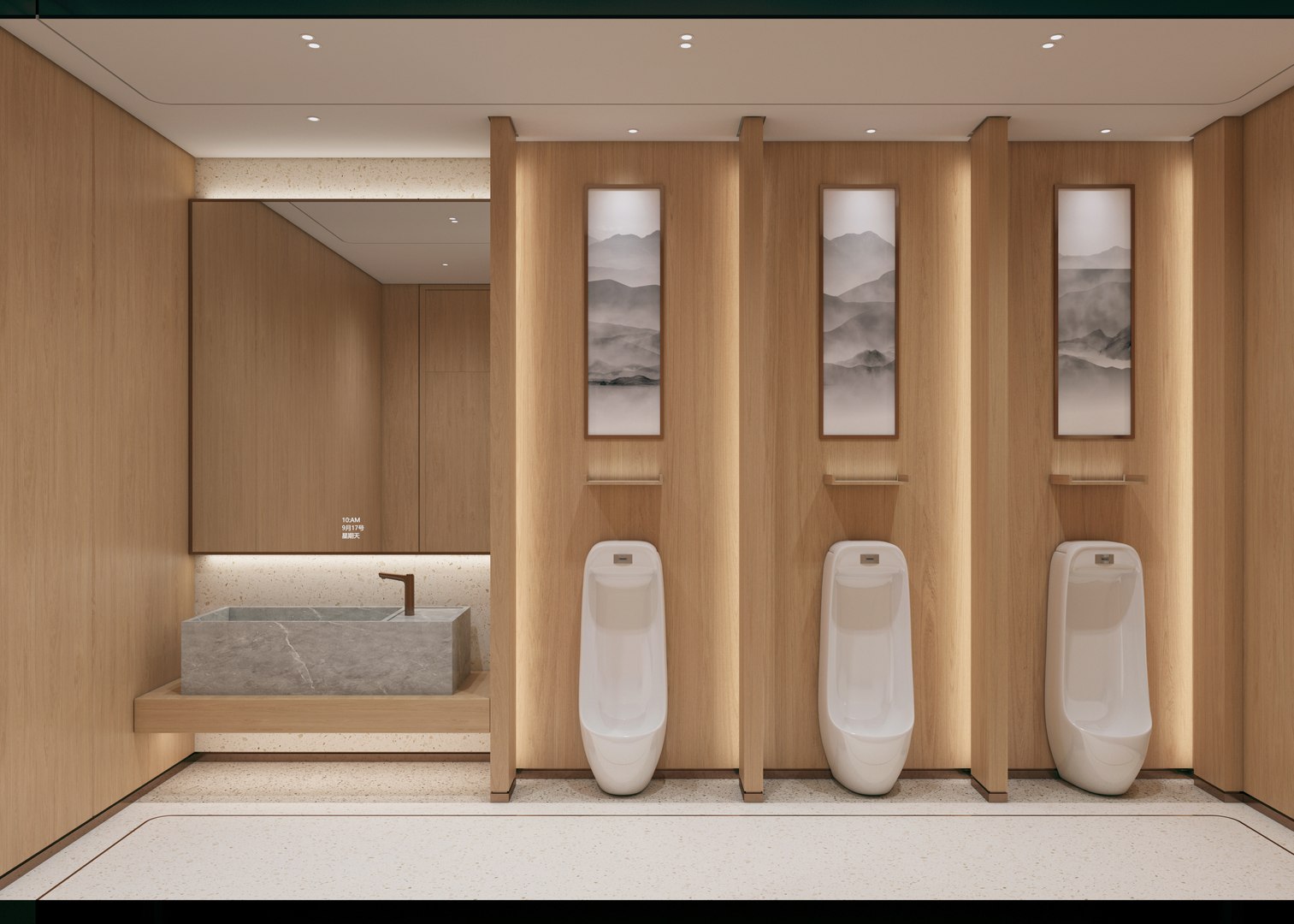 3D Shopping Mall Bathroom Model - TurboSquid 2233665