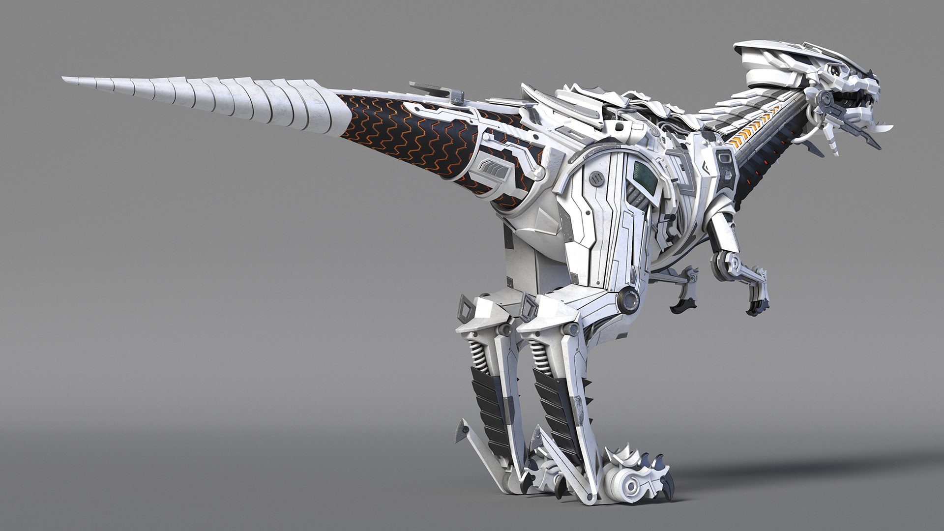 3D Robot Raptor Model - TurboSquid 2236571