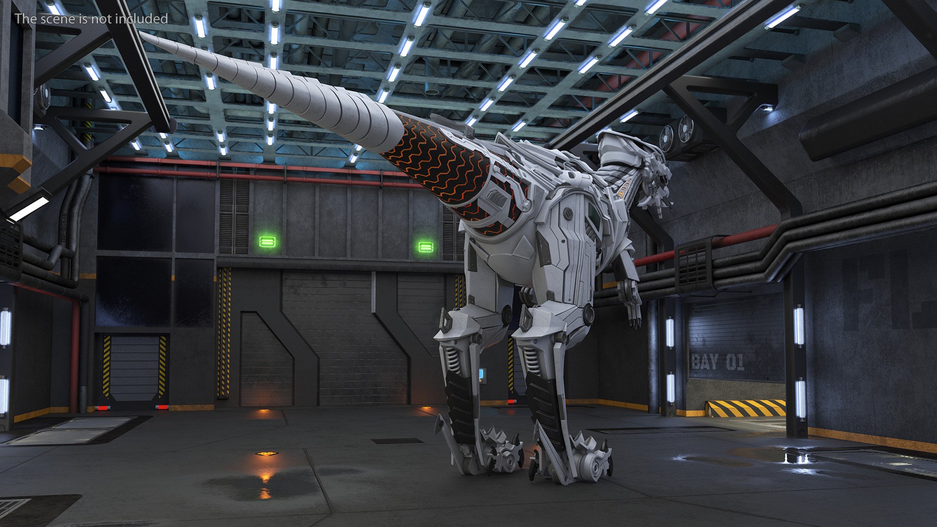 3D Robot Raptor Model - TurboSquid 2236571