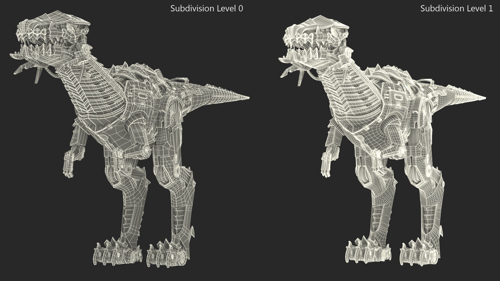 3D Robot Raptor Model - TurboSquid 2236571