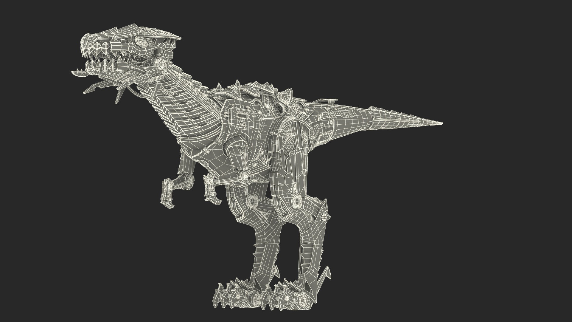 3D Robot Raptor Model - TurboSquid 2236571