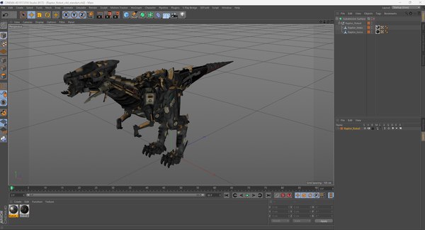 modelo 3d Raptor robot - TurboSquid 2236571